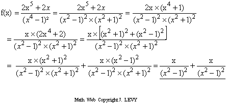 Aide Exercice 3 : Primitives terminale